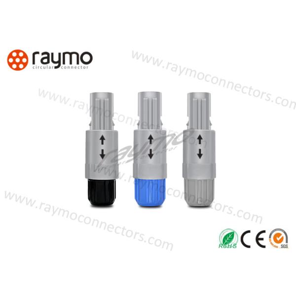 Quality Convenient Circular Plastic Connectors High Density Arrangement With Yellow Nut for sale