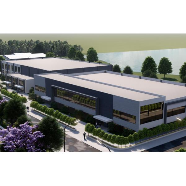 Quality Sturdy Prefabricated Commercial Metal Office Buildings Windproof for sale