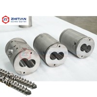 Quality Food-Grade Twin Screw Extruder Barrel for Continuous Food Processing with for sale