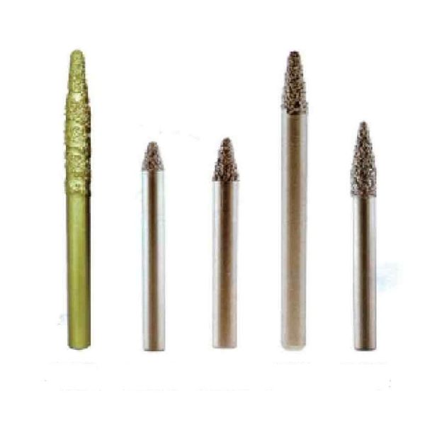 Quality 6mm  12mm  Vacuum Brazed Computer Engraving Head And Diamond Carving Burrs for sale