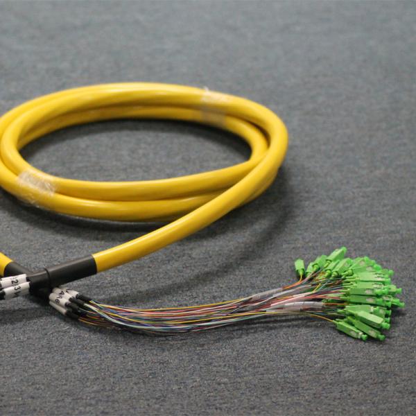 Quality 96 Cores Pre Terminated Fiber Optic Cable SC End OS2 Singlemode 0.9mm for sale