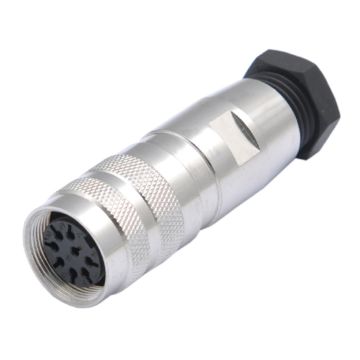 Quality circular ip67 Anti Vibration Locking Screw Design M16 8pin Metal Sensor AISG for sale