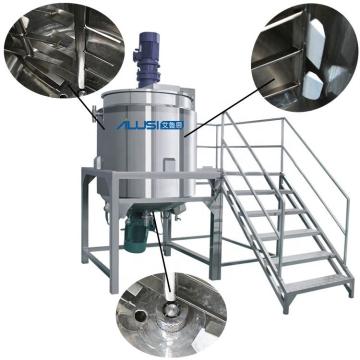 Dish Washing Liquid Detergent Making Machine Liquid Homogenizer Heating Mixing