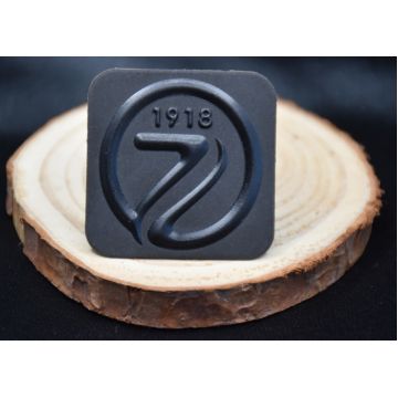 Quality custom embossed labels Brand Name Fabric Badges For Clothes for sale