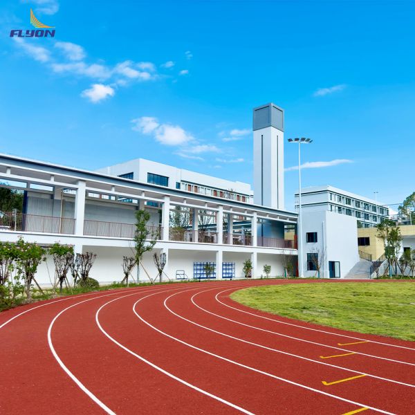 Quality Full Pour System Rubber Athletic Track For Stadium Jogging Park for sale