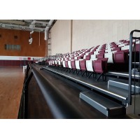 Quality Permanent Fixed Stadium Seating Indoor Riser Mounted For Sports Hall for sale