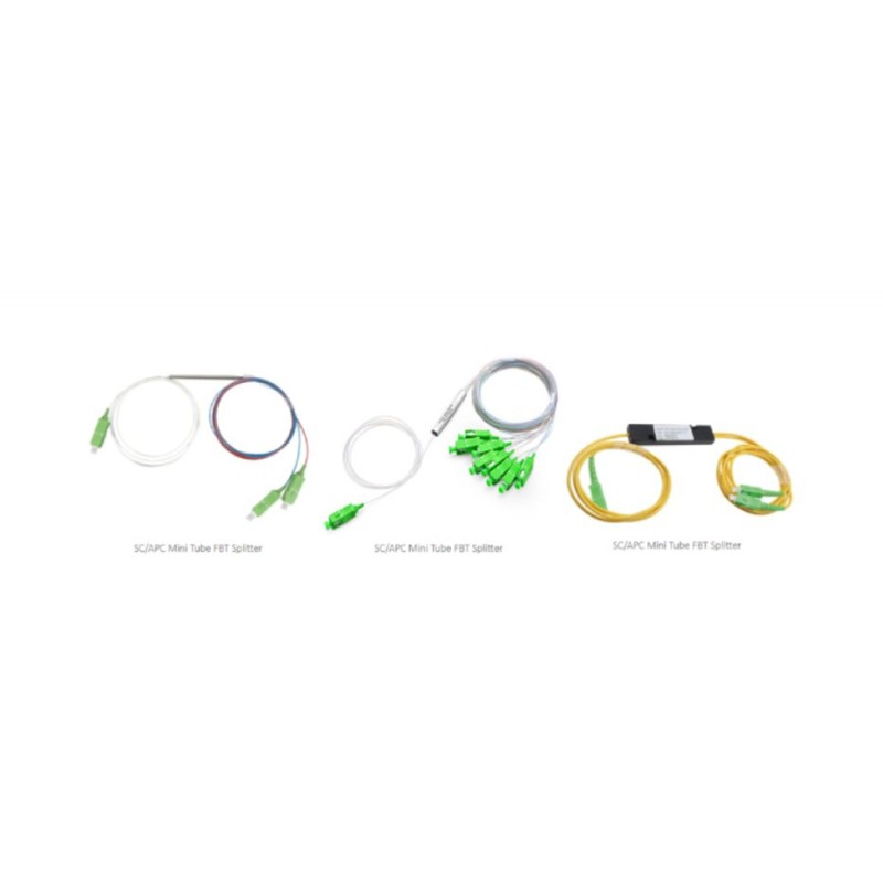 Factroy Direct Sale FTTH Cassette Type Ftb Fiber Optic Optical Ftb Splitter Sc APC Upc Singlemode Fiber Optic 1X2 Couple