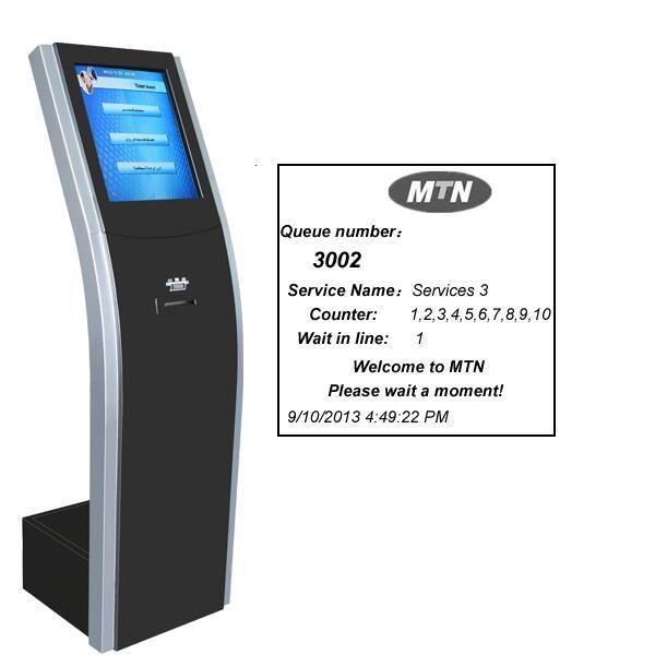 Quality Bank Service Counter Q System Ticket Number Calling Machine Queue Management for sale