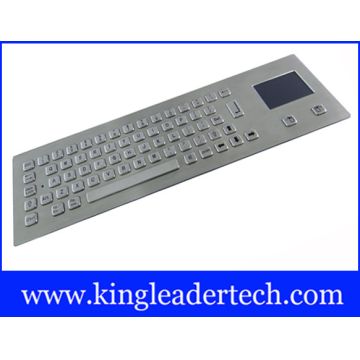 Quality 64 Keys Industrial Keyboard With Touchpad Laser Engraved Graphics PS/2 Or USB for sale
