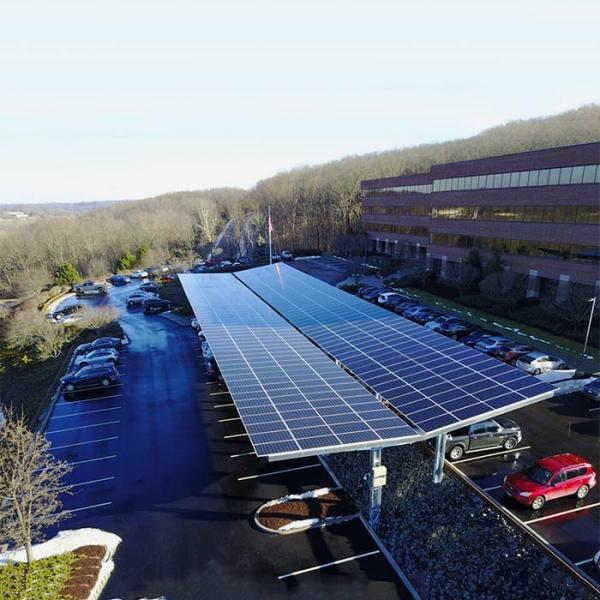 Quality High Quality Photovoltaic Carport 20M Max Building Height Framed Module Solar for sale