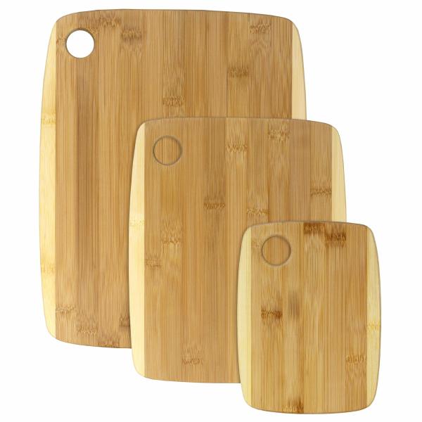 Quality Household wood cutting board with holes hanging 3PCS Set for sale