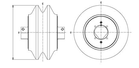 Quality Double Disc Tunnel Boring Machine TBM Cutter For Soft Rock for sale