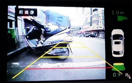 Quality High Security Reverse Parking Sensor , Front And Rear Parking Sensors PAL / NTSC for sale