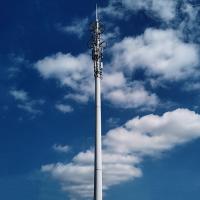 Quality Upgrade Communication Infrastructure Telecommunication Post 100FT 120FT for sale