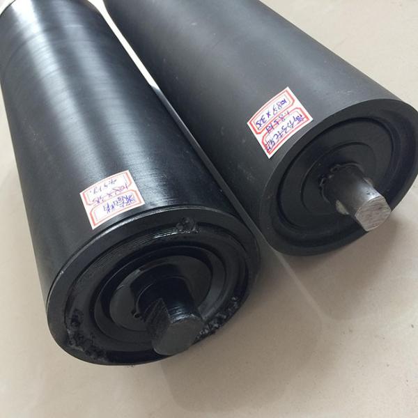 Quality Grooved Black Steel Plants Hdpe Conveyor Roller for sale