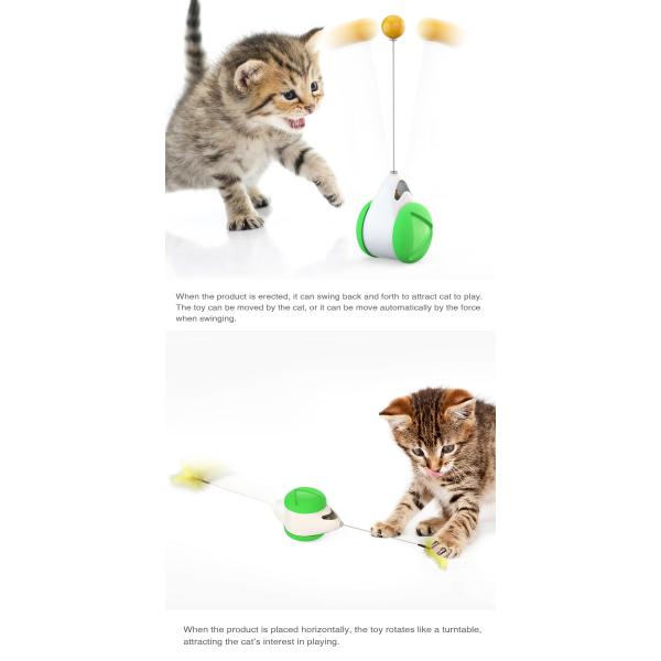 Quality Plastic Pet Training Products Interactive Puzzle Balanced Swing Car Toy for sale