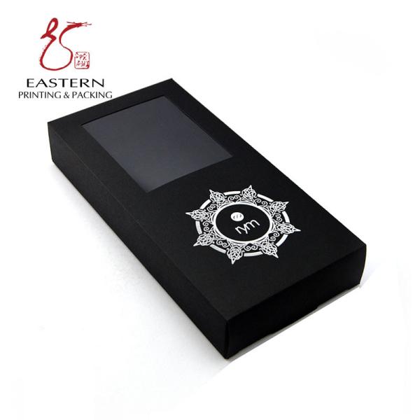 Quality 350gsm Black Paperboard Packaging Box for sale