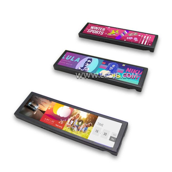 Quality 8.8" Super Small Shelf Edge Stretched LCD Display 1920*480 Android Remote for sale
