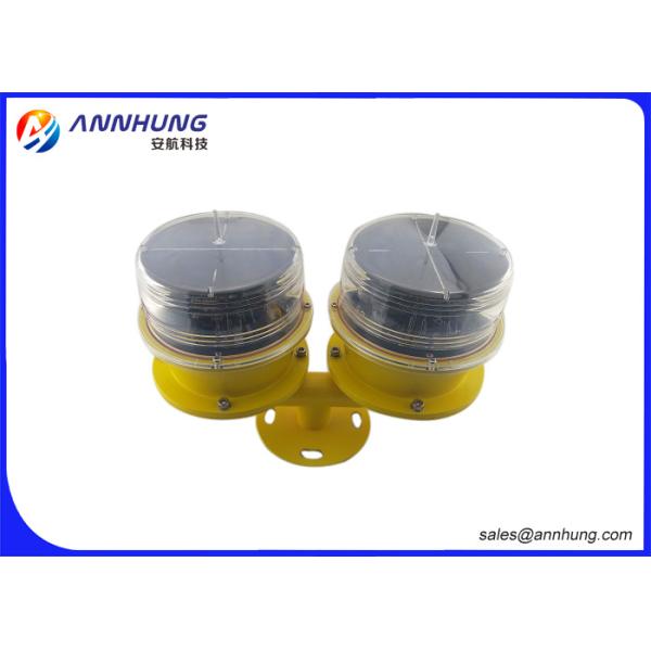 Quality Low Intensity Solar Powered LED Aviation Obstruction Light for Aircraft Warning for sale