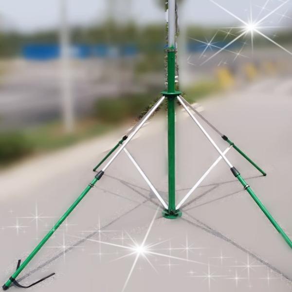 Quality Lightweight 6M 18M Movable Antenna Mast Tower for sale