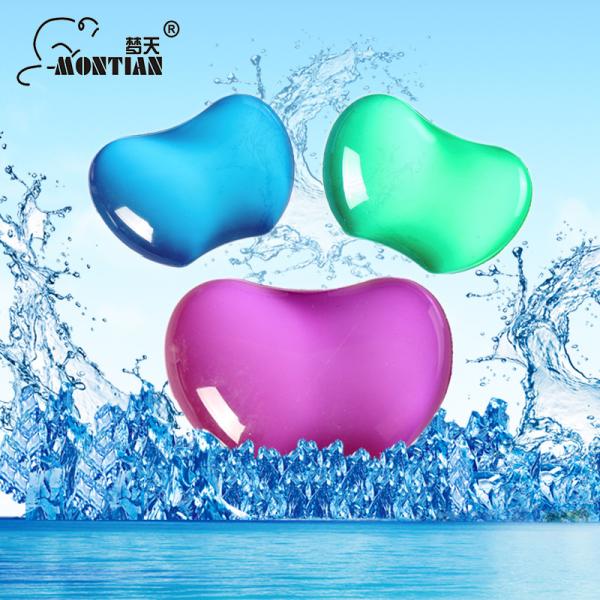 Quality Gel Translucent Transparent Mouse Pad Wrist Support Customized Logo for sale