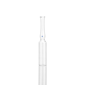 Quality 5ml clear hydrolytic resistance level 1 customized logo printing glass ampoule for sale