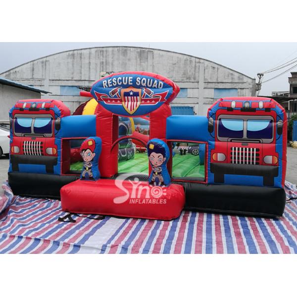 Quality Giant Rescue Squad inflatable Amusemenet Park Playground For kids Outdoor fun for sale
