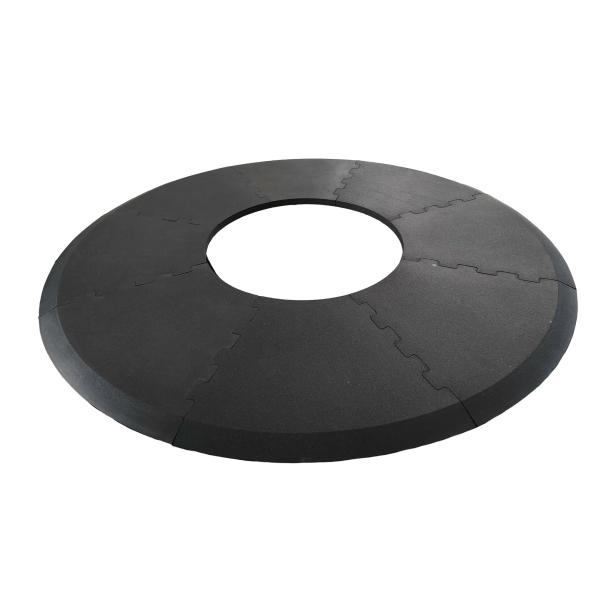 Quality 1000*600mm Rubber Gym Mats Black Grounding Earthing Mat Anti Slip for sale