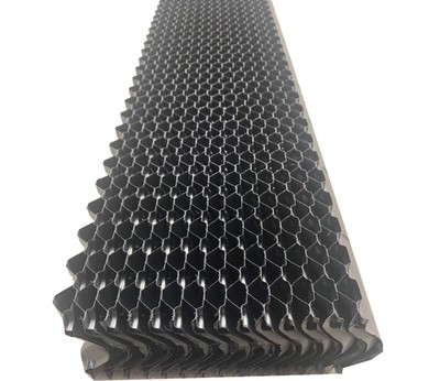 Quality PVC Cooling Tower Drift Eliminator Types Black Cooling Tower Internal Components for sale