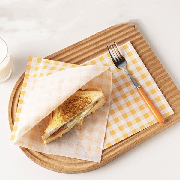 Quality Embossing Recycled Greaseproof Food Wrap Paper Customized for sale
