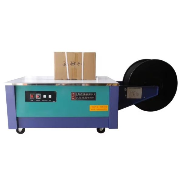 Quality Semi Auto PP Strapping Machine for Pallet YF90-1 Low Platform Desk Box Carton PP for sale