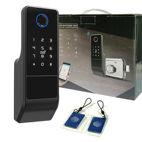 Quality Home Security Fingerprint Tuya Smart Lock APP Door Lock Remote Control for sale