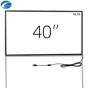 Quality Aluminum IR Multi Touch Frame 40 Inch Touch Screen Overlay for sale