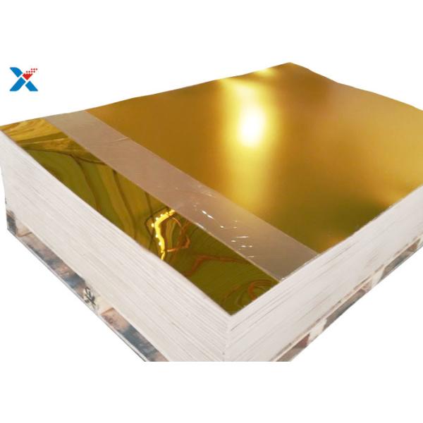 Quality 3mm Gold Acrylic Sheet Plastic Perspex Boards For Decoration for sale