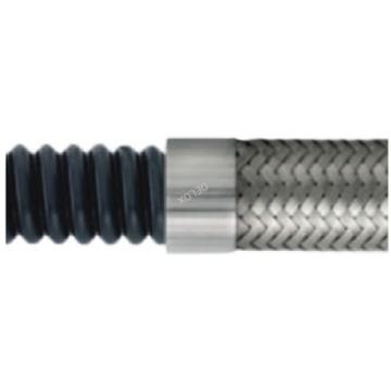 Quality Corrugated Conductive PTFE Hose With SS Wire Braided for sale