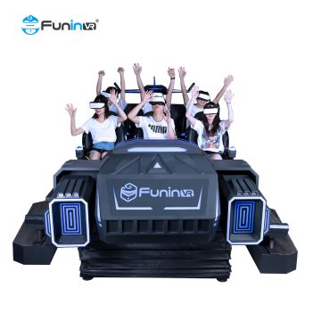 Quality FuninVR Virtual Reality Multiplayer Vr Simulator Game Machine 6 Seats Racing 9d for sale