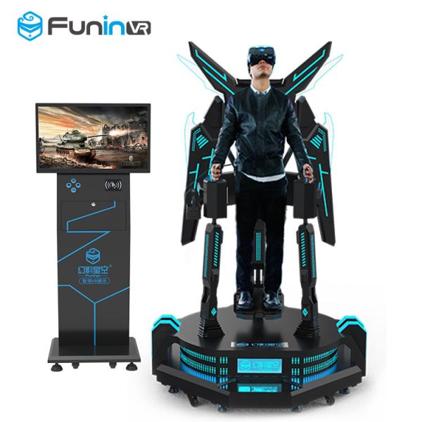Quality Excited Standing Up VR Flight Simulator Virtual Reality Simulation Rides for sale