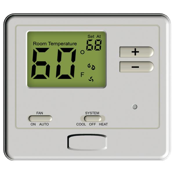 Quality 1 Heat 1 Cool Digital Gas Heater Thermostat Singel Stage For Home for sale
