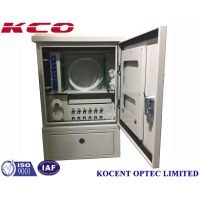 Quality Outdoor Fiber Optic Cross Connect Cabinet SMC Steel IP67 72 cores 96 cores 144 for sale