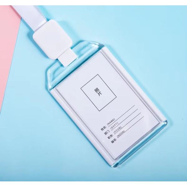 Quality Deyi Assorted Color Print ID Card Holder for sale