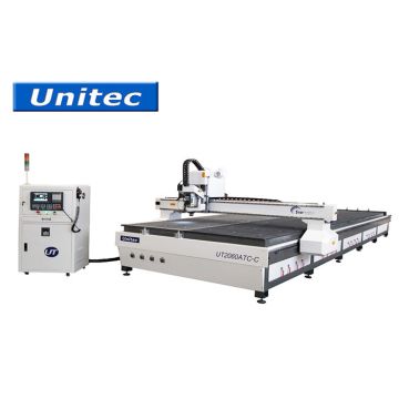 Quality Furniture Carving 2000X6000mm ATC Tool Changer CNC Router for sale