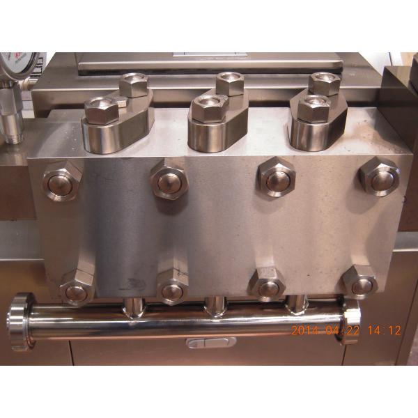 Quality Electric Liquid Food Homogenizer , 2 Stages Homogenization Machine for sale