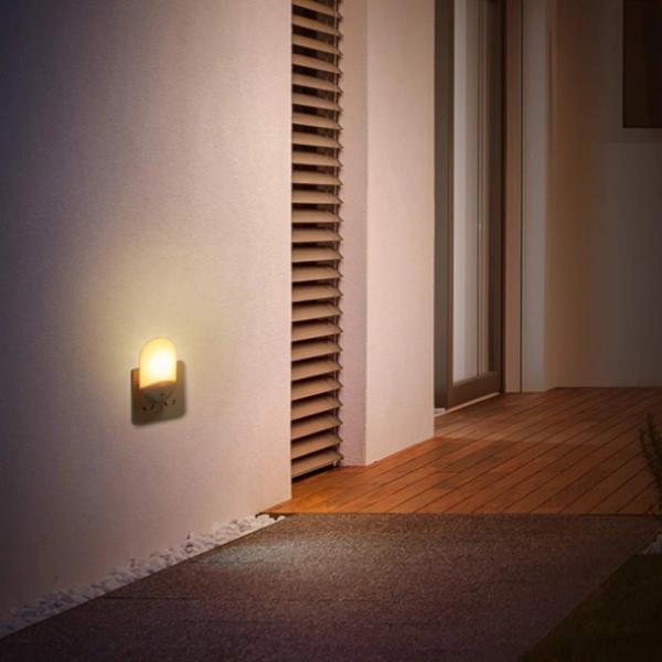 Quality 30LM motion activated night light plug in / 0.30w Automatic Sensor Night Lamp for sale