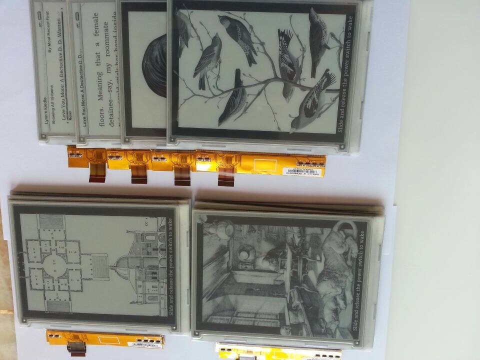 Quality Kindle ED060SC4 6.0 Inch E Ink Display with 800 ×600 SVGA Resolution and 39 Pins for sale