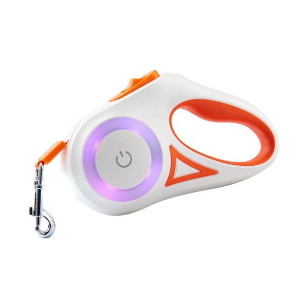 Quality Custom Logo Automatic Pet Dog Leash Lead with Bright LED Lights and Durable for sale