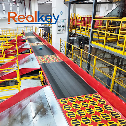 Quality E-Commerce Warehouses Swivel Wheel Sorter With Comprehensive Technical Support for sale