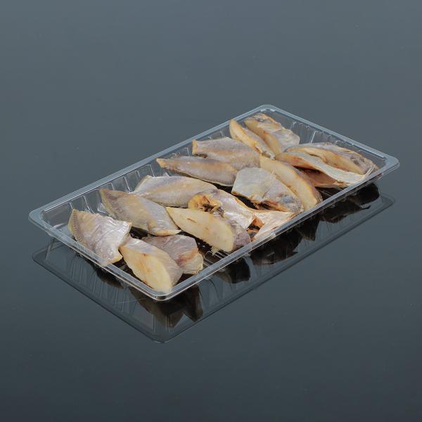 Quality Hengmaster Pet Clear Serving Oval Disposable Plastic Tray White for sale