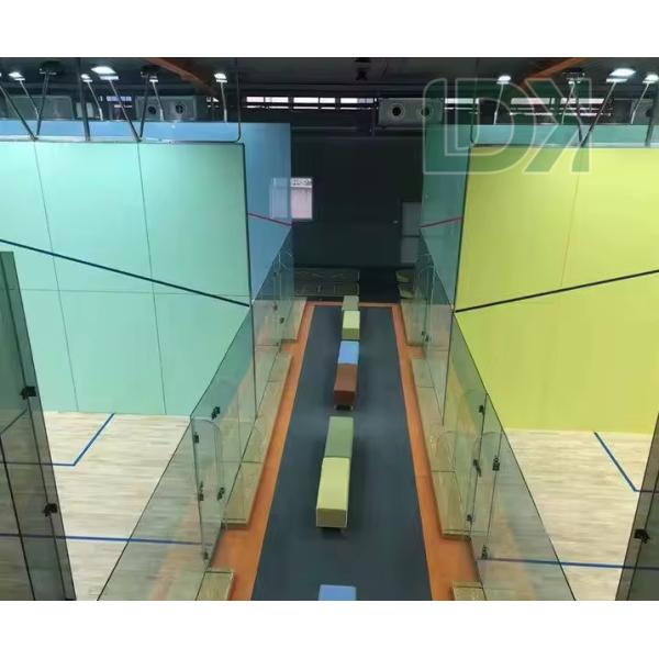 Quality Customized Logo Indoor Hybrid Glass Squash Court Elevate Your Multicolor Squash Experience for sale