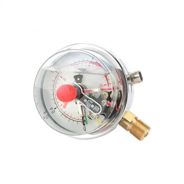 Quality Shock Proof Differential Pressure Gauge Magnetic Auxiliary Contact 1.6MPa for sale