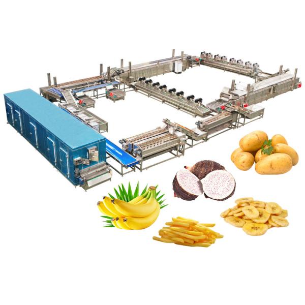 Quality Automatic Industrial Potato Chips Production Line for Fruit Processing Plant for sale